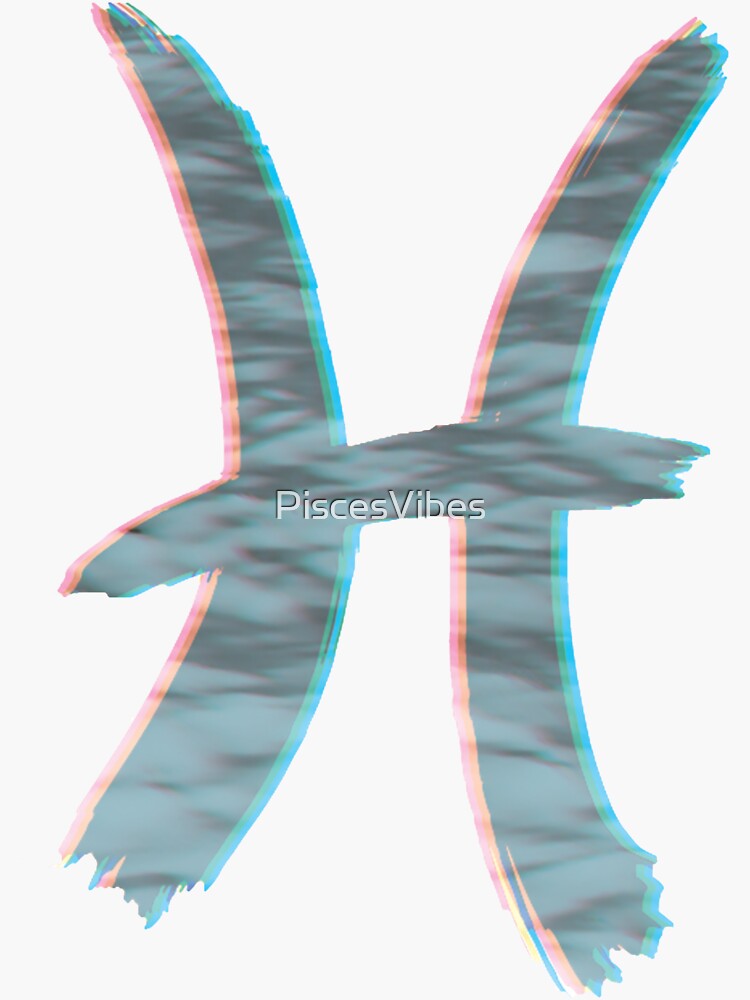"Pisces Ocean Aesthetic Trippy" Sticker by PiscesVibes | Redbubble