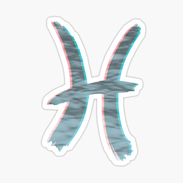 "Pisces Ocean Aesthetic Trippy" Sticker by PiscesVibes | Redbubble