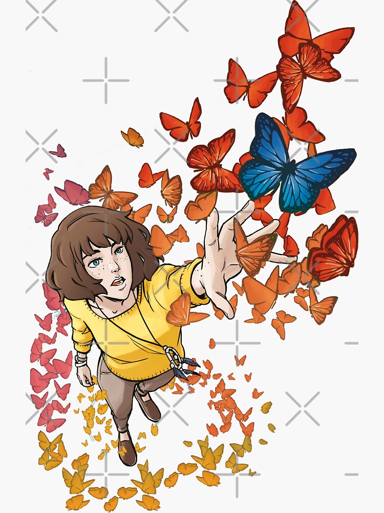 "Life is Strange (Max with Butterflies)" Sticker for Sale by ...