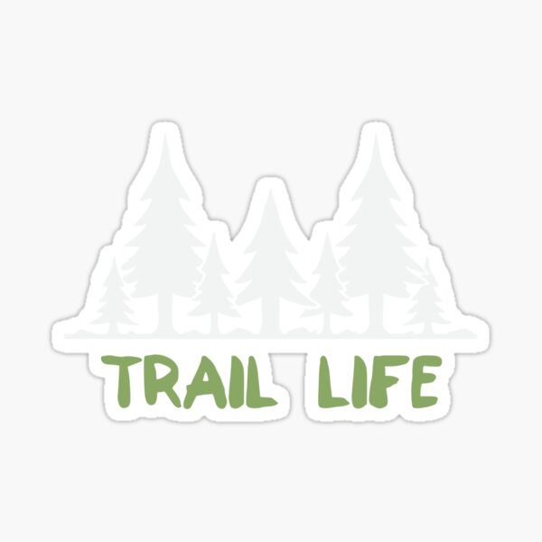 "Trail Life Outdoors " Sticker by Sleepygirl2010 | Redbubble