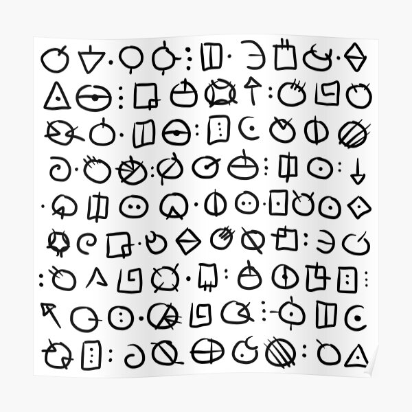 "Speed force language " Poster for Sale by 1Creative-Name | Redbubble