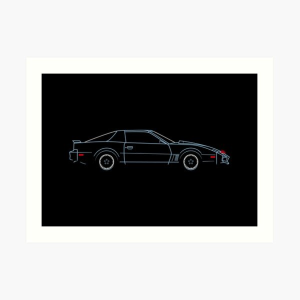 "Knight Rider KITT Movie Car" Art Print for Sale by nutandbolt | Redbubble