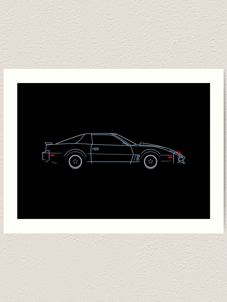"Knight Rider KITT Movie Car" Art Print for Sale by nutandbolt | Redbubble