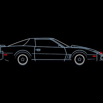 "Knight Rider KITT Movie Car" Laptop Skin for Sale by Design by Twain ...