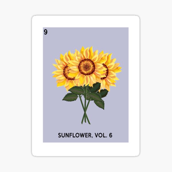 "harry styles sunflower art" Sticker for Sale by isabellabates | Redbubble