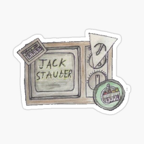 "Jack Stauber" Sticker for Sale by Playton333 | Redbubble