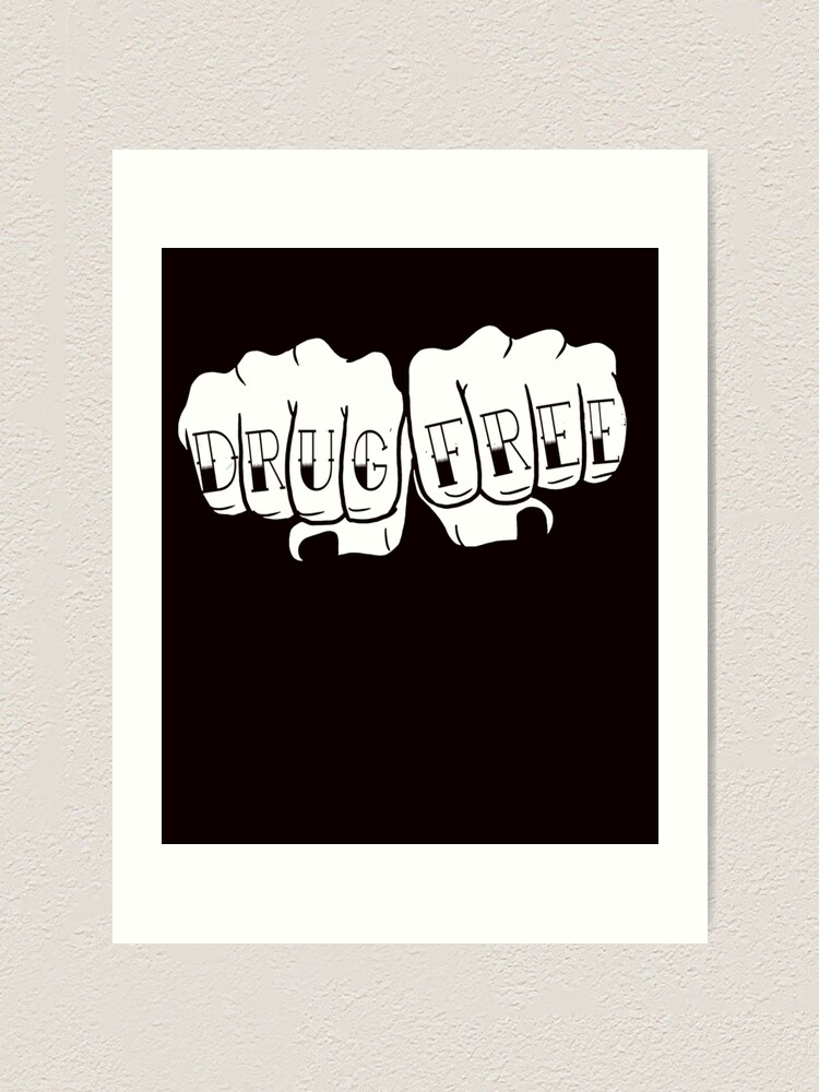 "drug free tattoo narcotics anonymous recovery na aa gifts sweatshirt ...