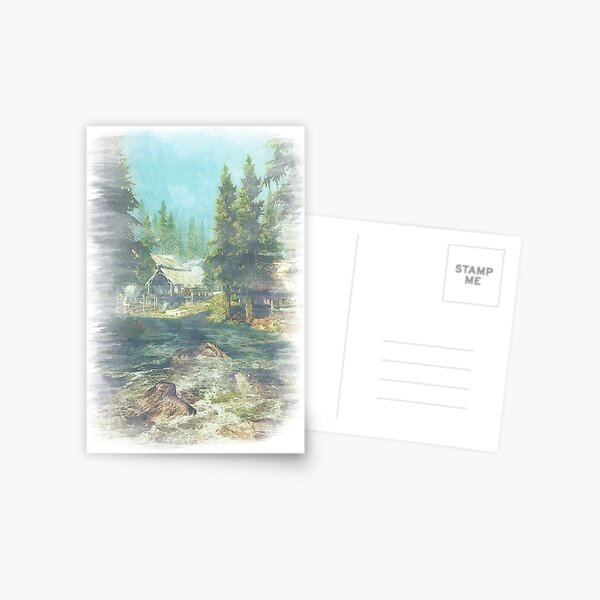 "Water mill" Postcard for Sale by TeEmporium | Redbubble