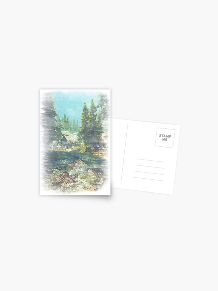 "Water mill" Postcard for Sale by TeEmporium | Redbubble
