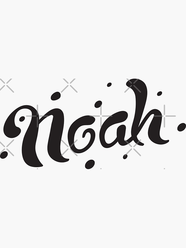 "Noah" Sticker by ProjectX23 | Redbubble