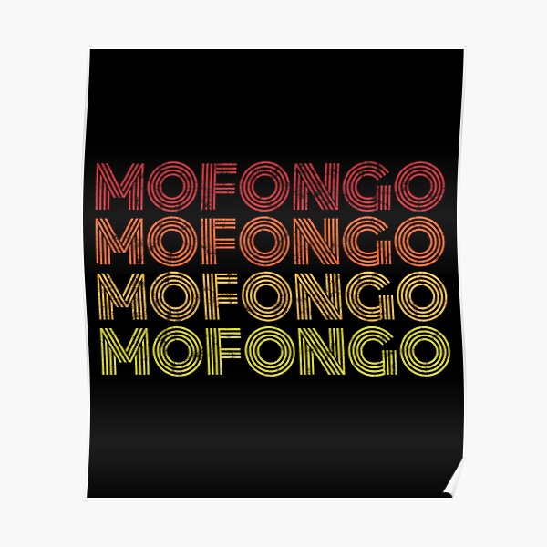 "Mofongo Vintage" Poster by inkedtee | Redbubble