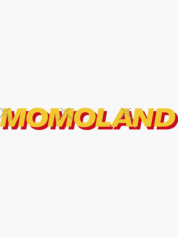 "MOMOLAND LOGO" Sticker for Sale by odinsxn | Redbubble