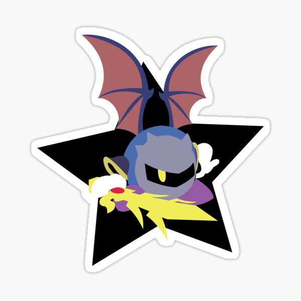 "Meta Knight " Sticker for Sale by JDUGoods | Redbubble