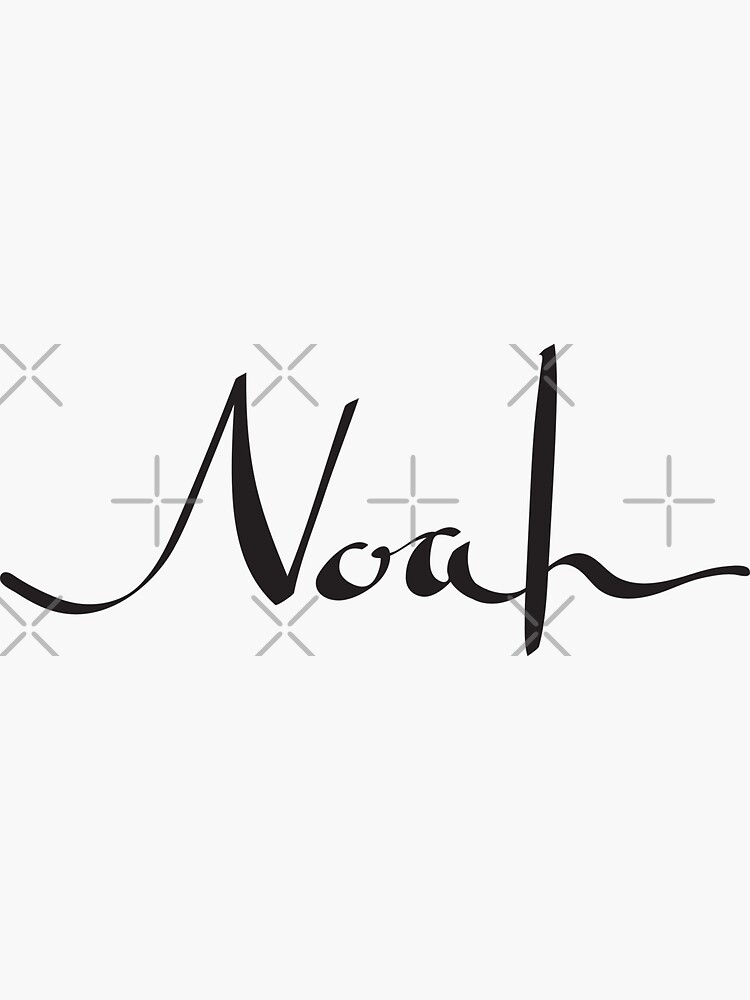 "Noah" Sticker for Sale by ProjectX23 | Redbubble