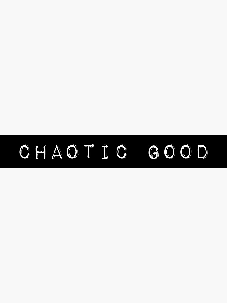 "D&D Character Alignment -- Chaotic Good" Sticker by athenacreative ...
