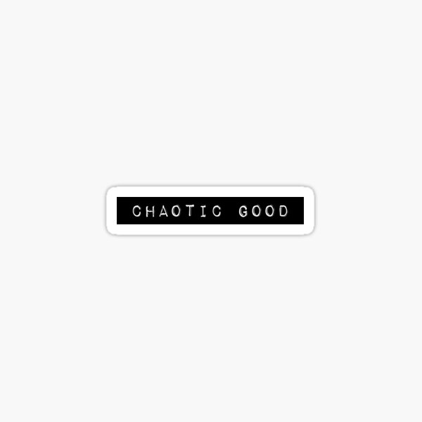"D&D Character Alignment -- Chaotic Good" Sticker by athenacreative ...