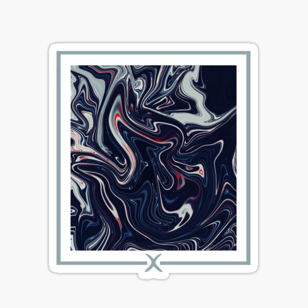 "Modern Marble Design" Sticker for Sale by NZ0210 | Redbubble