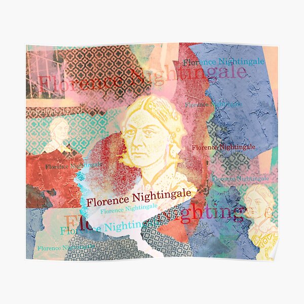 "Florence Nightingale Portrait, Famous Nurse, Health" Poster for Sale ...