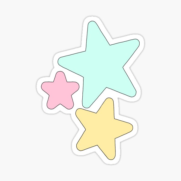"Stars Set" Sticker for Sale by Rensie0602 | Redbubble