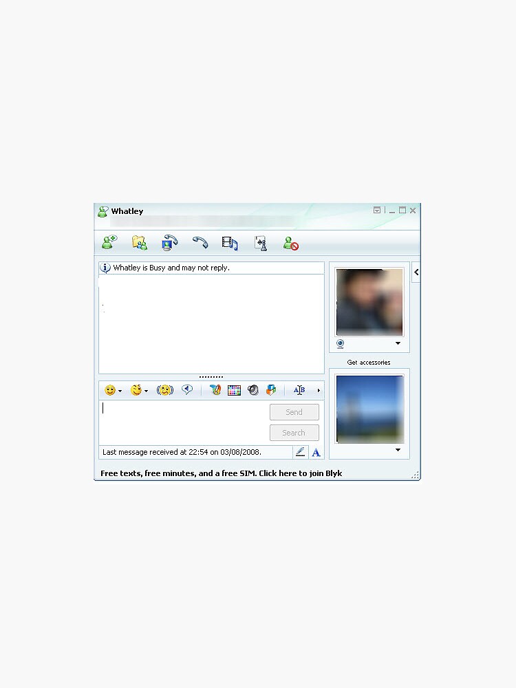"MSN Messenger Sticker, 90's, 00's, Nostalgic" Sticker by carrieaf ...