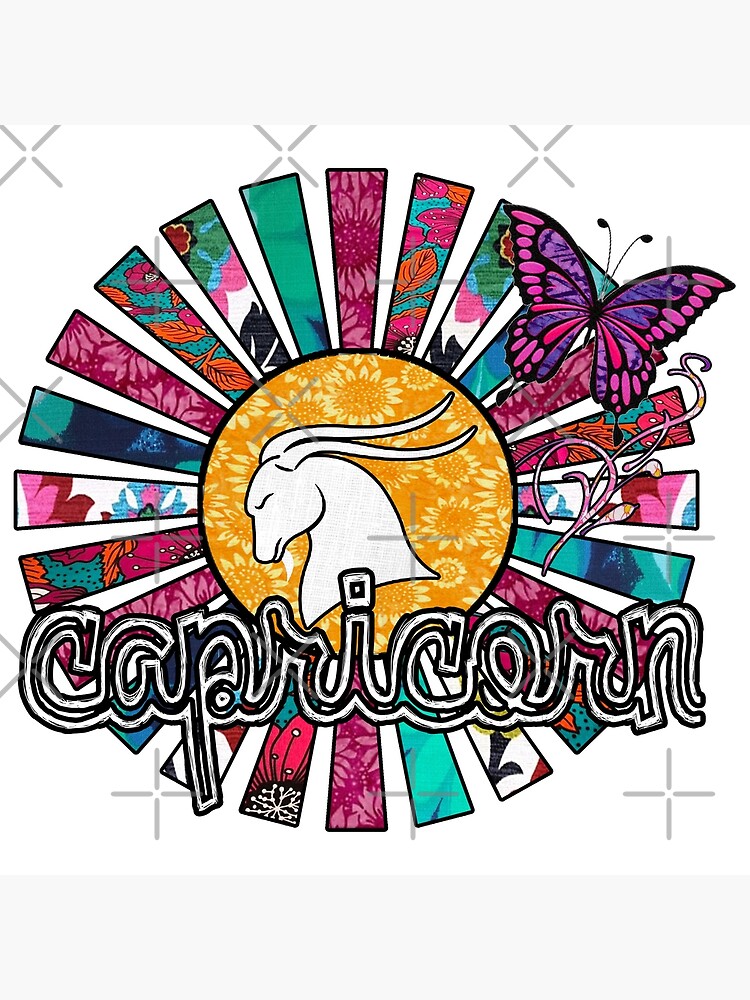 "Capricorn Pink Sun rays" Poster by artbyomega | Redbubble