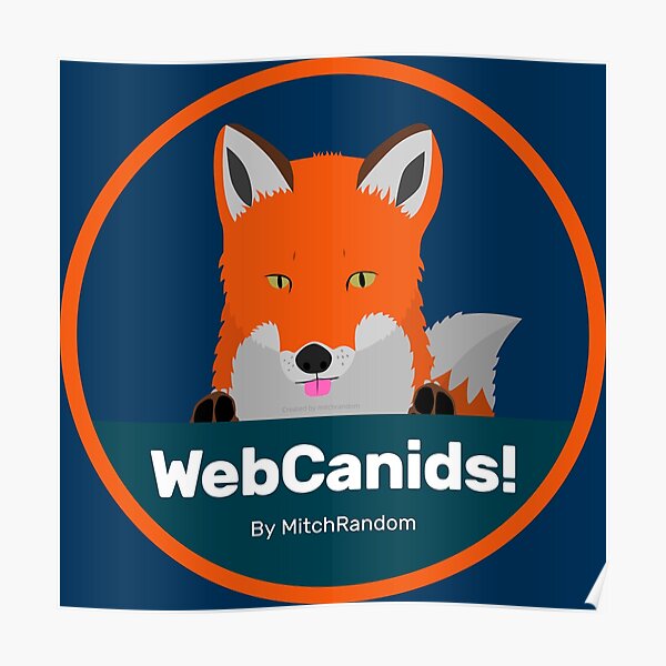 "WebCanids Logo" Poster by WebCanids | Redbubble