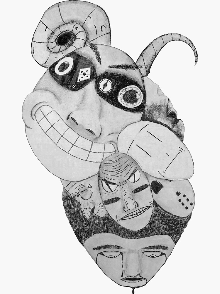 "Who Is Me" Sticker by TheSethMeister | Redbubble