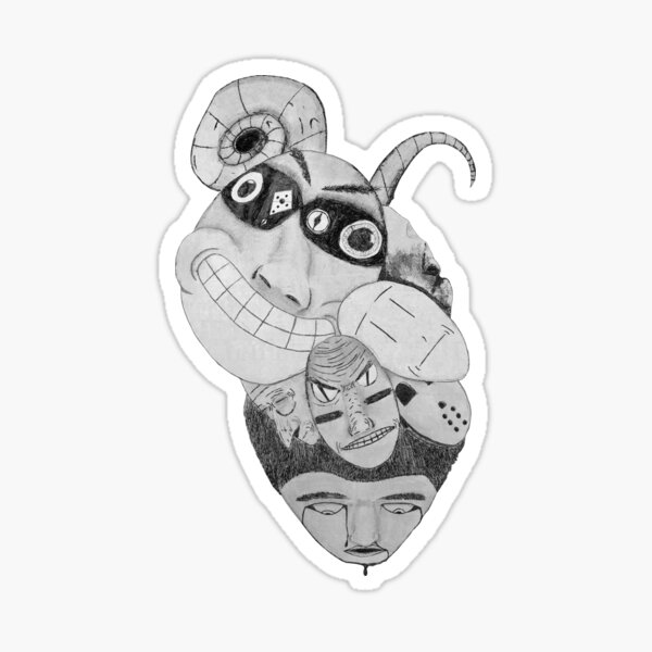 "Who Is Me" Sticker by TheSethMeister | Redbubble