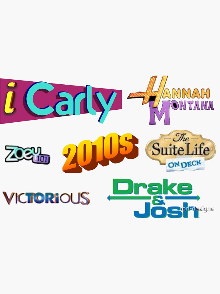 "2010s TV Shows Collage" Sticker by tori-designs | Redbubble