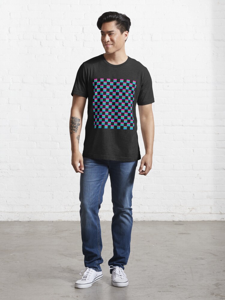 "Polysexual Scenecore Checkers" T-shirt for Sale by SheepRat ...