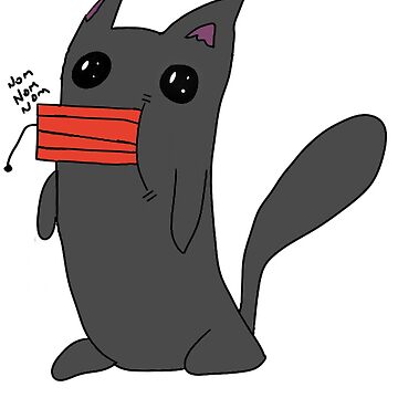 "Exploding Kitten " Sticker for Sale by NedaArt | Redbubble