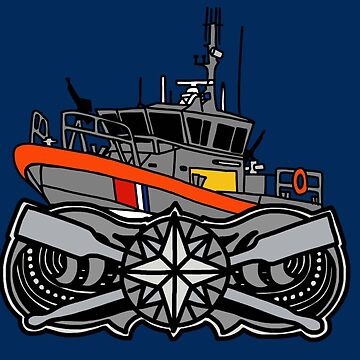 "Coast Guard 45 RB-M Coxswain " Sticker for Sale by AlwaysReadyCltv ...
