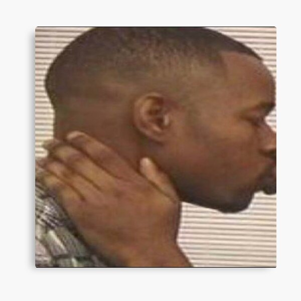 "Two Black Men Kissing Meme Left" Canvas Print for Sale by Jridge98 | Redbubble