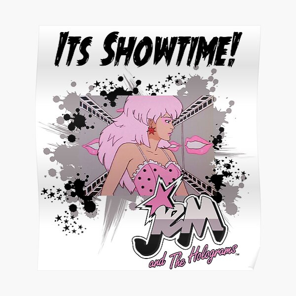Póster «Jem y los hologramas, una fiesta de los 80 de dibujos animados ...