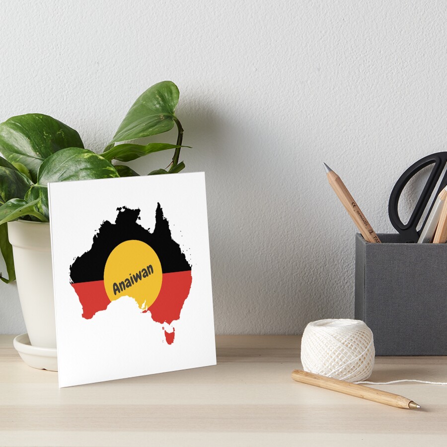 "Anaiwan Aboriginal Australian" Art Board Print for Sale by Taz ...