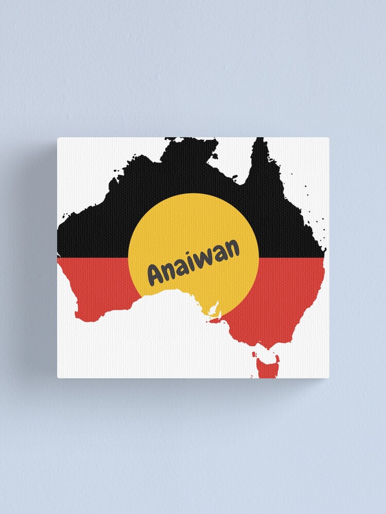 "Anaiwan Aboriginal Australian" Canvas Print by Taz-Clothing | Redbubble