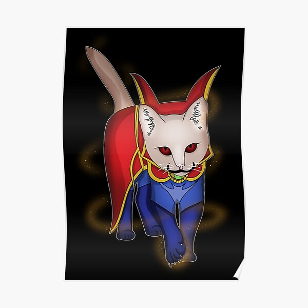 Póster «Doctor Strange Cat Imprimir» de tamikalee1 | Redbubble