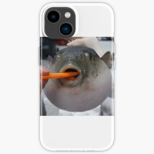 "Pufferfish eating a carrot" iPhone Case for Sale by WatchDoge | Redbubble