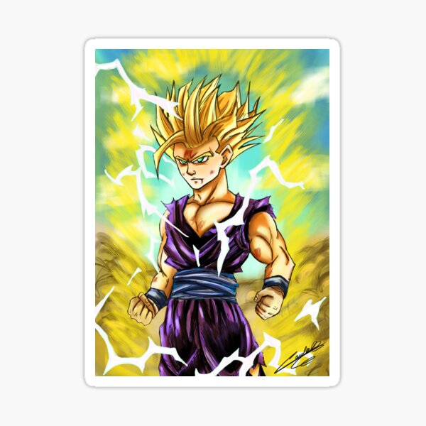 "Gohan" Sticker for Sale by NeyrSno | Redbubble
