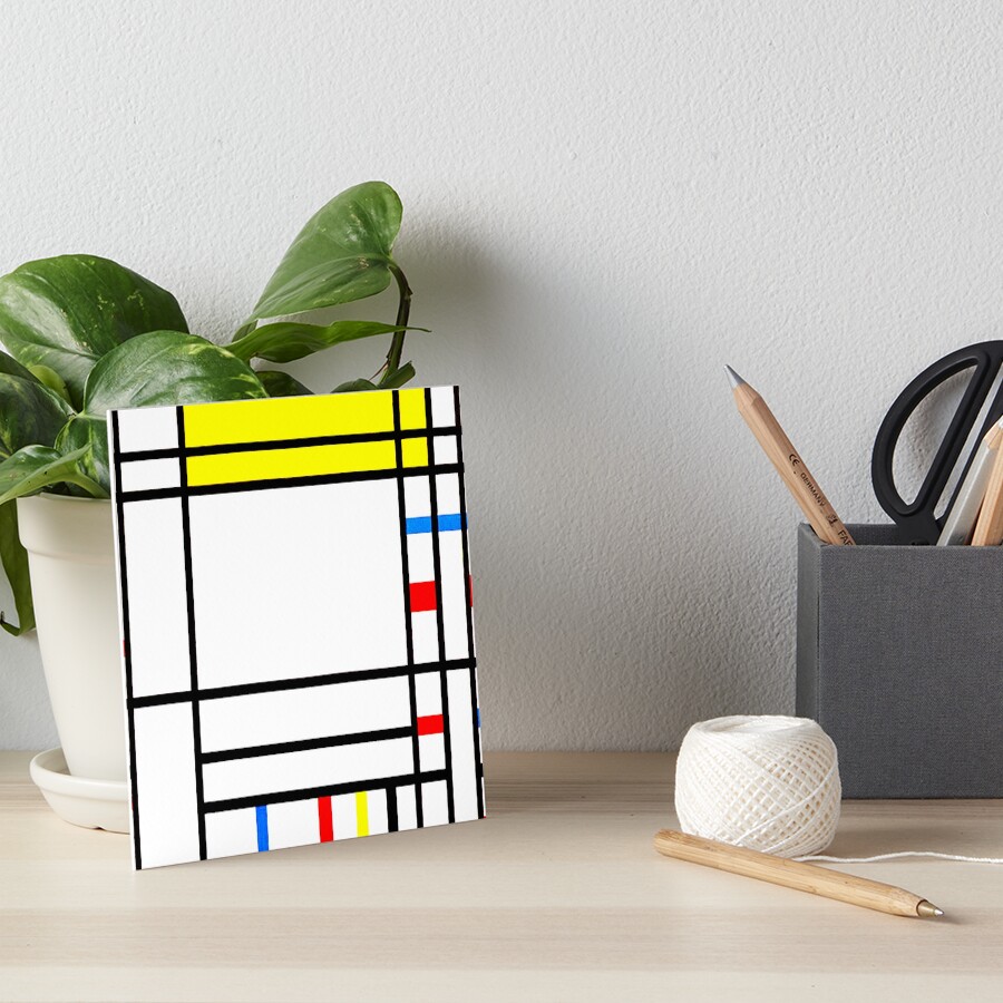 "Piet Mondrian | 'Color Block Composition with Red Yellow and Blue ...