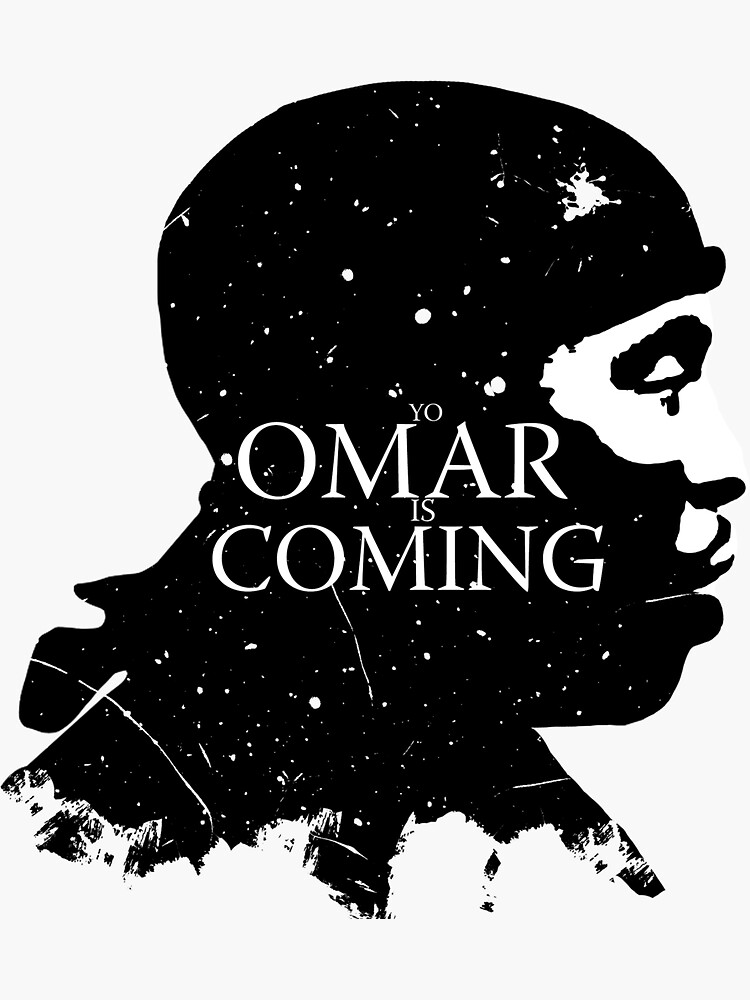 "omar comin yo!" Sticker for Sale by absolemstudio | Redbubble
