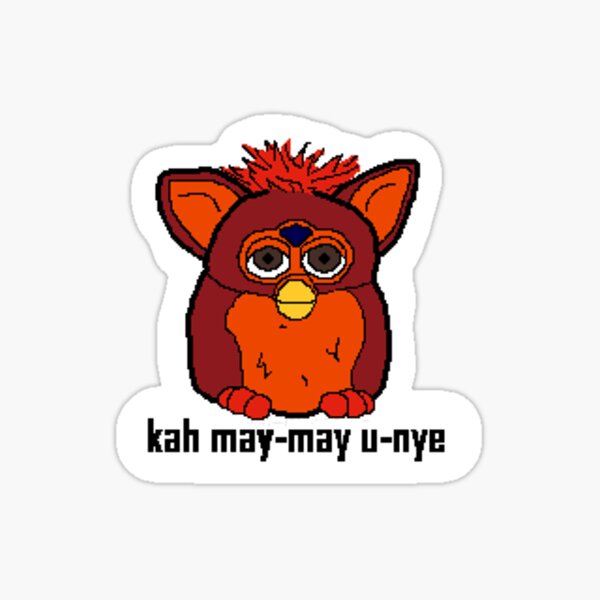"Rooster Furby" Sticker for Sale by Missybun | Redbubble