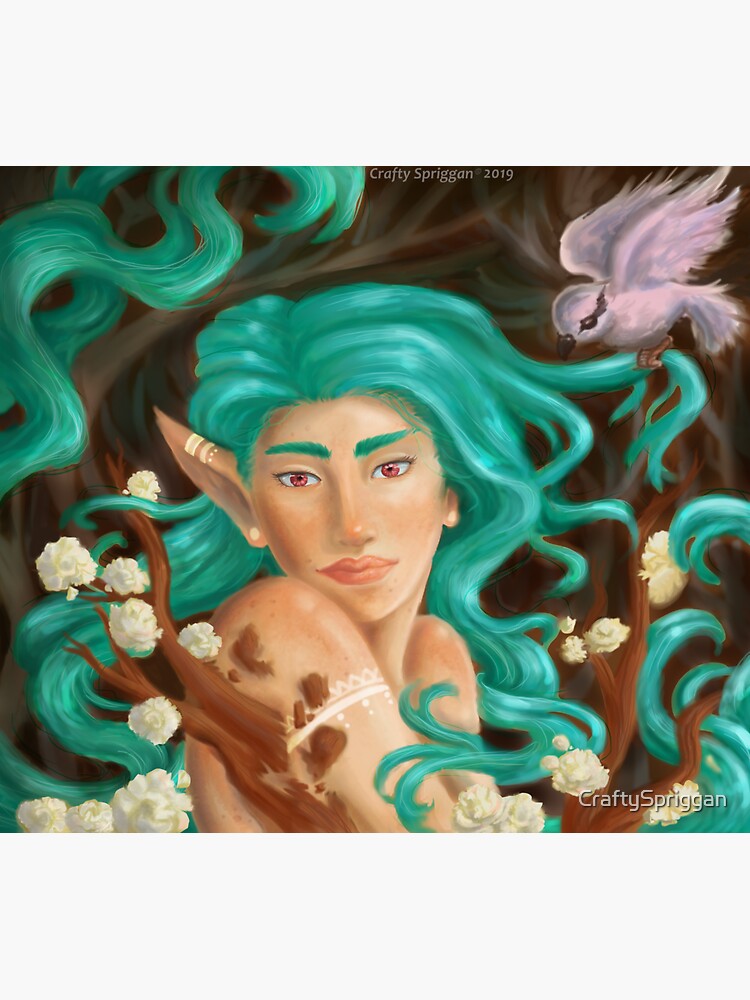 "Lillia of the Forest" Sticker by CraftySpriggan | Redbubble