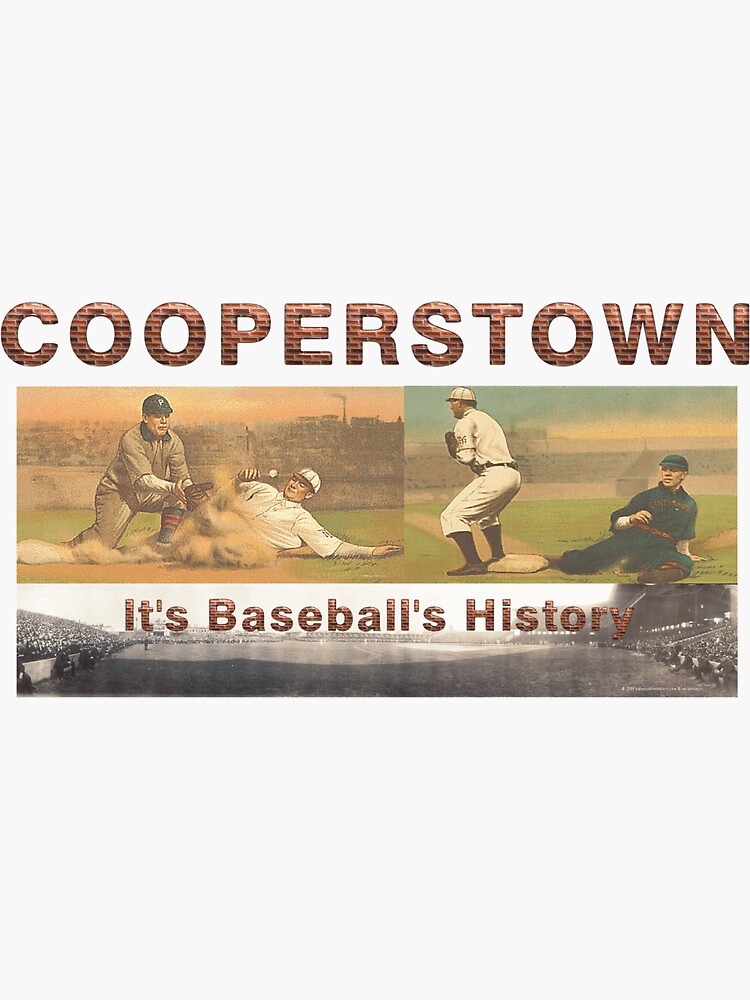"Cooperstown" Sticker for Sale by teepossible | Redbubble