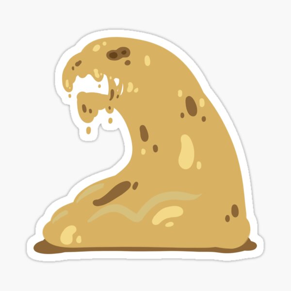 "Ochre Slime" Sticker for Sale by JohnDDeaton | Redbubble