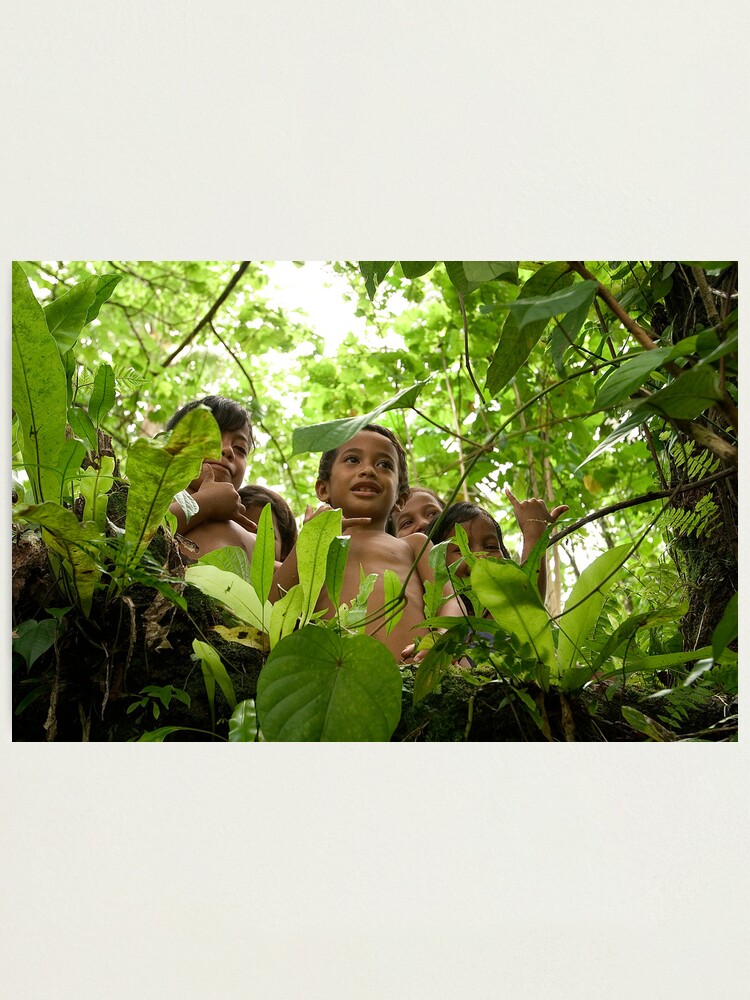 "Pohnpeian Children - Pohnpei, Micronesia" Photographic Print for Sale ...