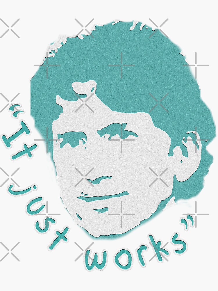 "Todd Howard "It just works"" Sticker by Wynthose | Redbubble