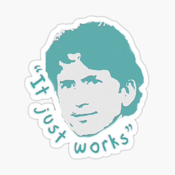 "Todd Howard "It just works"" Sticker by Wynthose | Redbubble