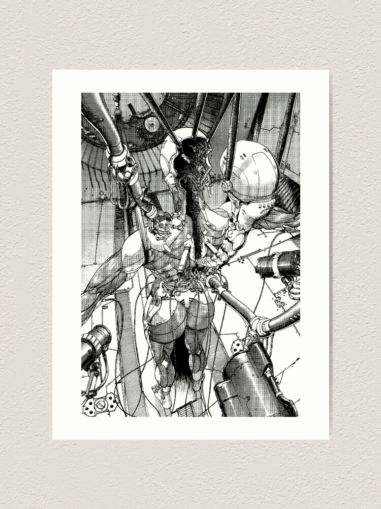 "Ghost in the shell: man machine interface" Art Print for Sale by ...