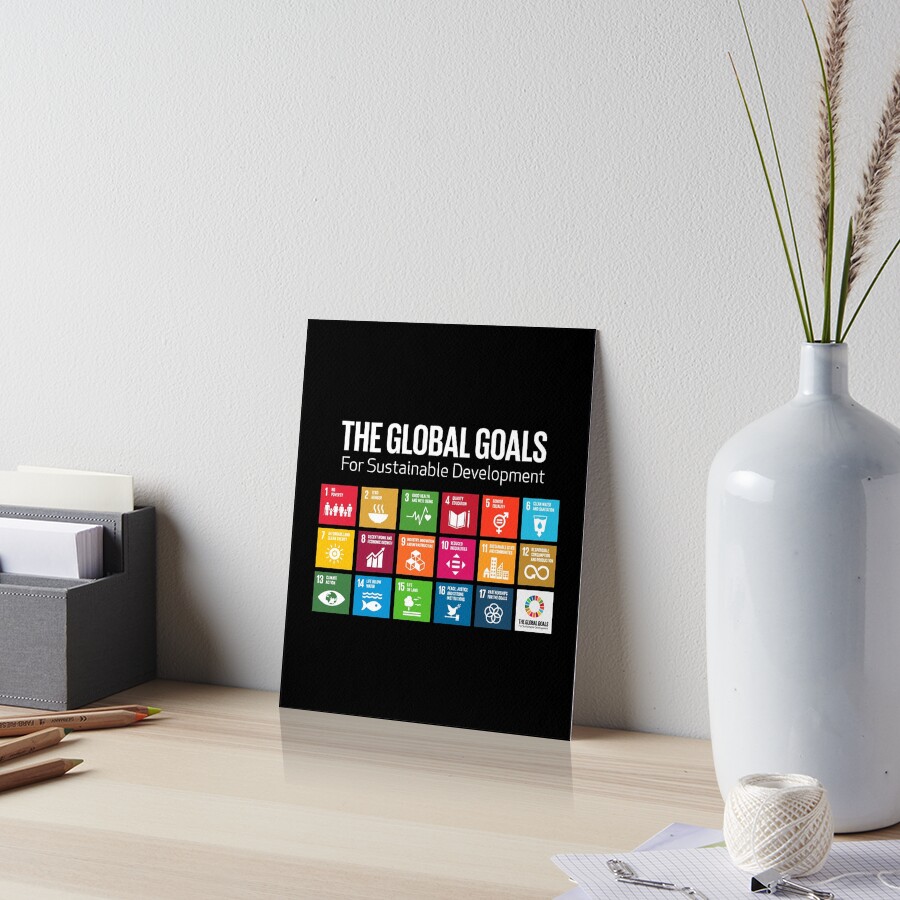 "The Global Goals 17 Global Goals Icons Grid " Poster for Sale by blive ...